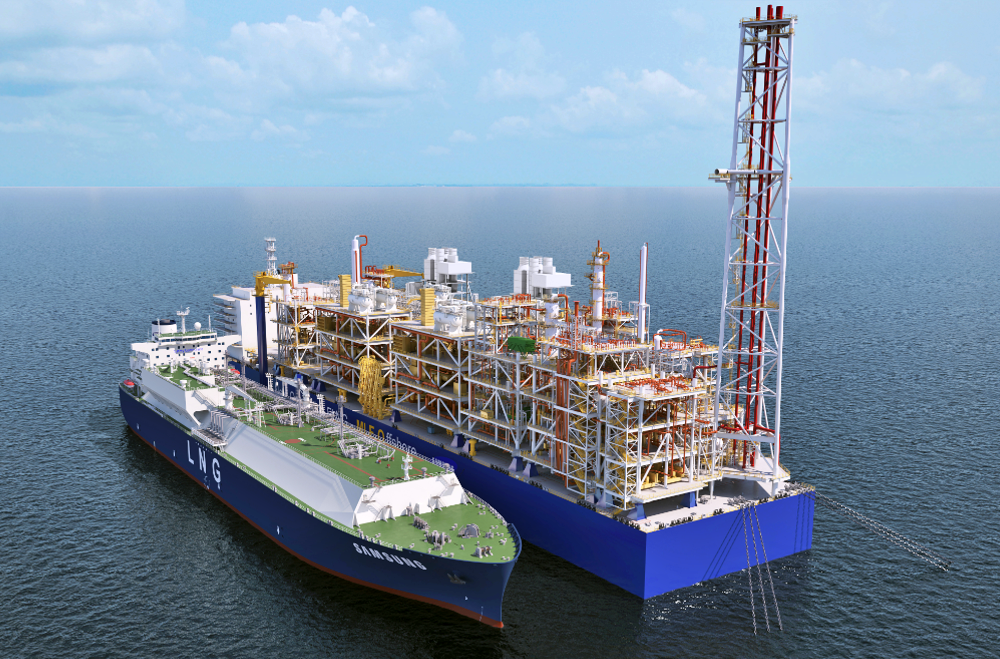 삼성중공업, 심해용 FLNG 기본인증 획득…해외 가스전 수주 확장